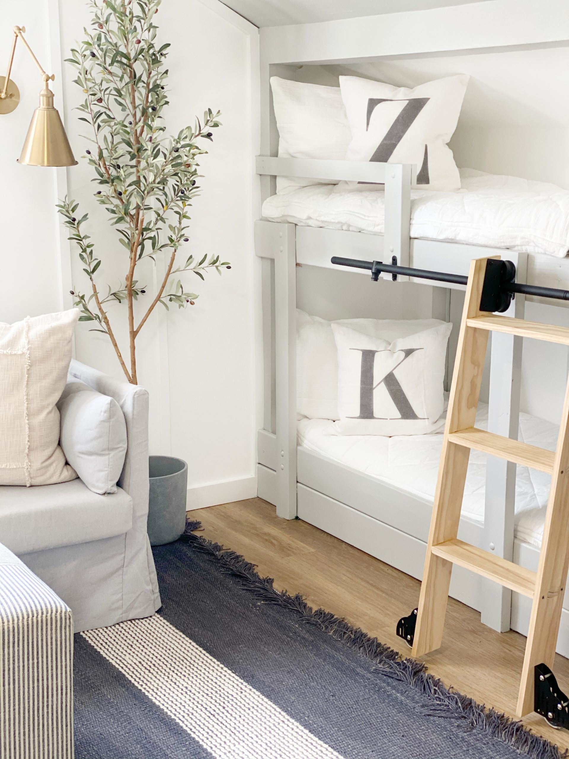 Boys Shared Bunk Bed Room