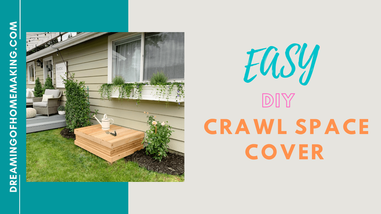 How to Hide Your Crawl Space - Dreaming of Homemaking