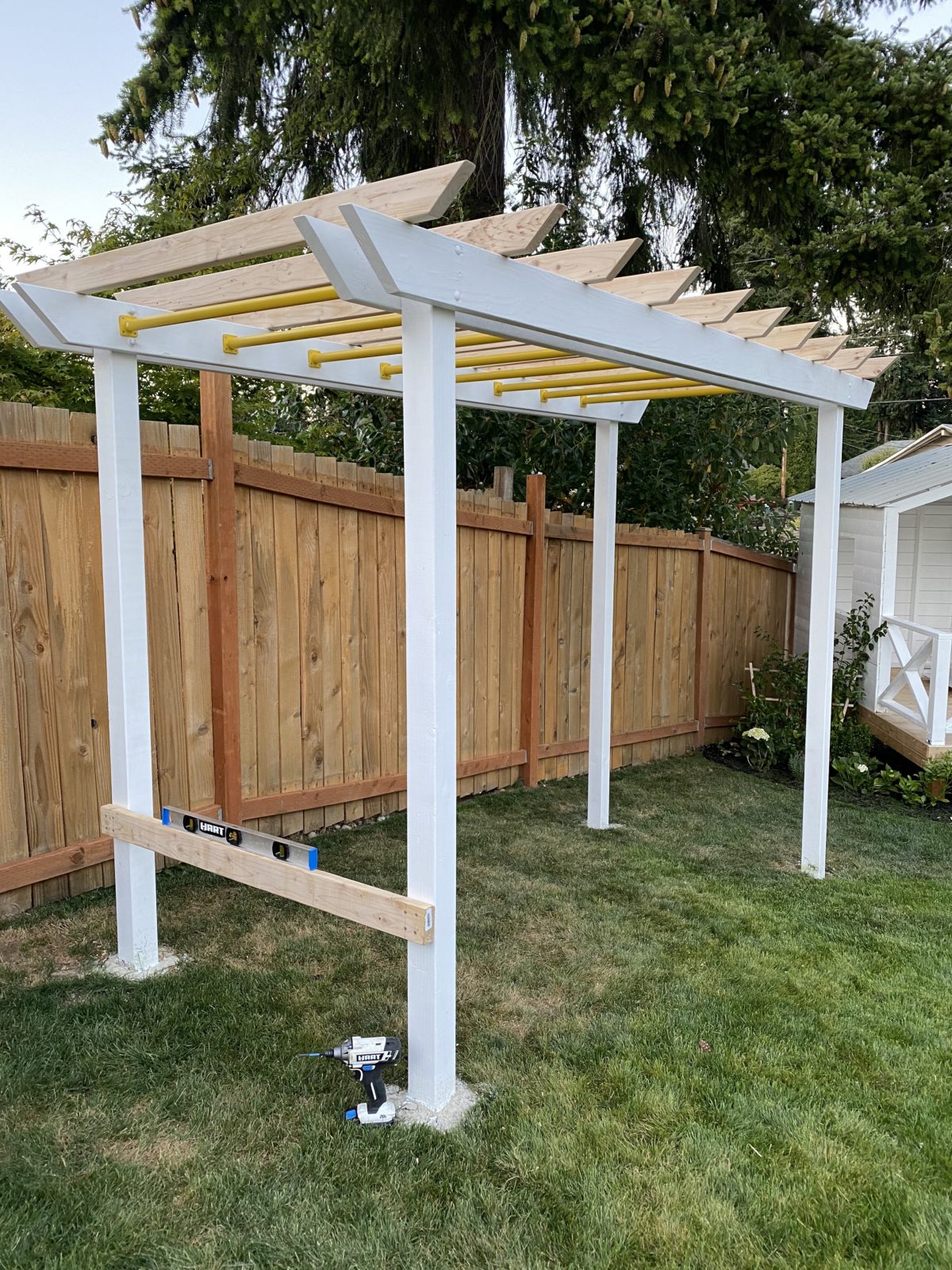 DIY Monkey Bars / Trellis / Arbor: Part 2