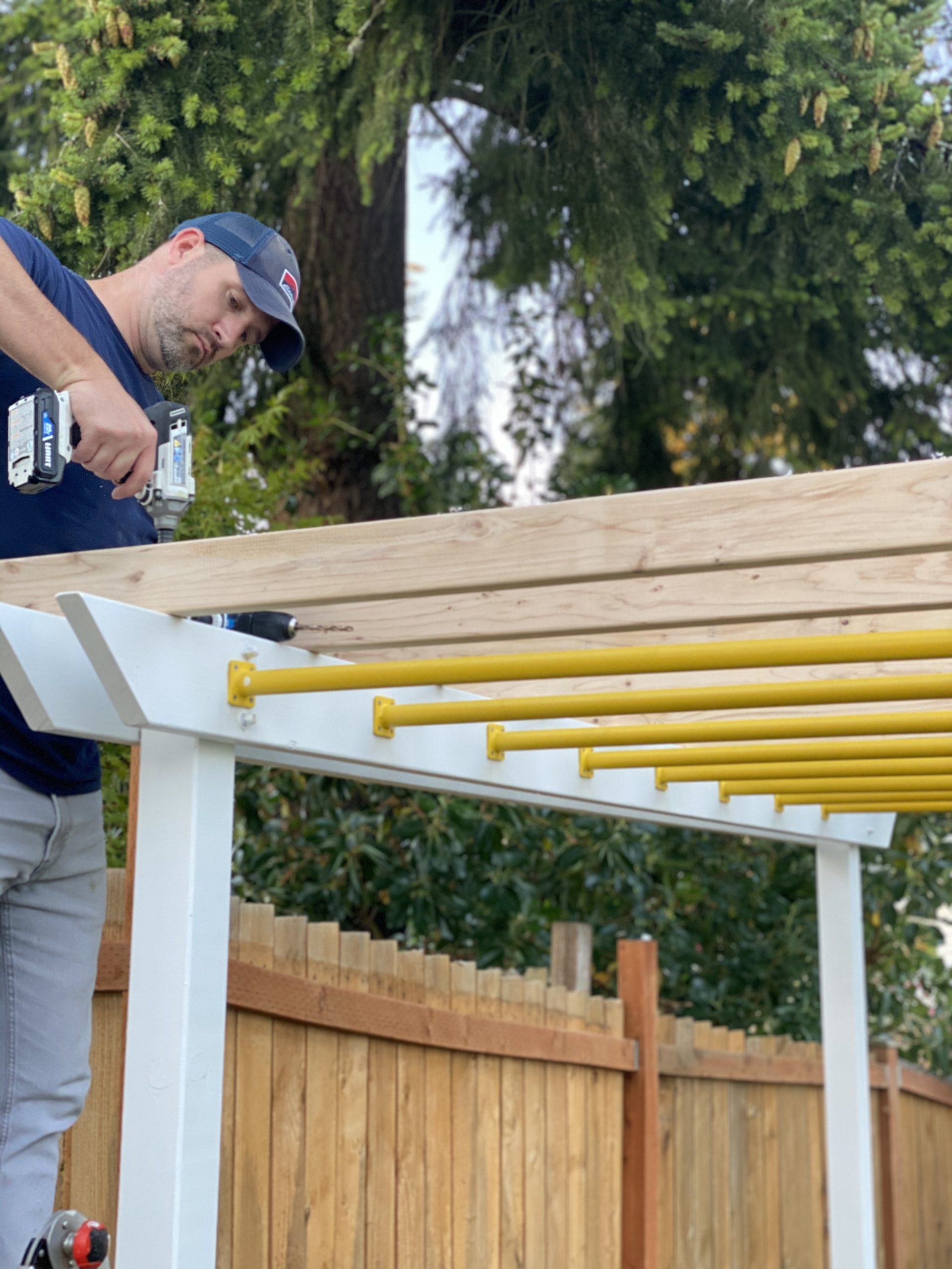 DIY Monkey Bars / Trellis / Arbor: Part 2