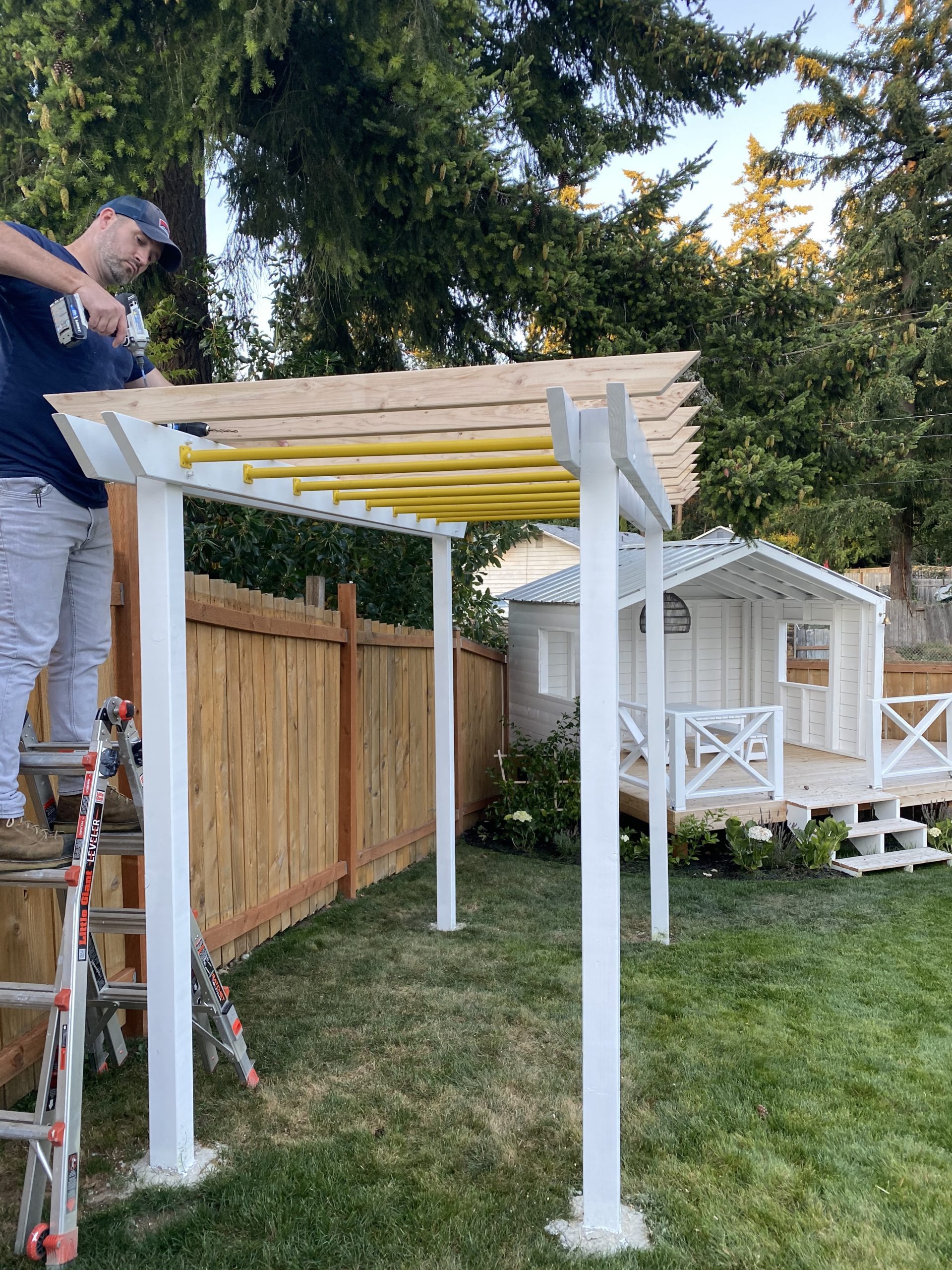 DIY Monkey Bars / Trellis / Arbor: Part 2