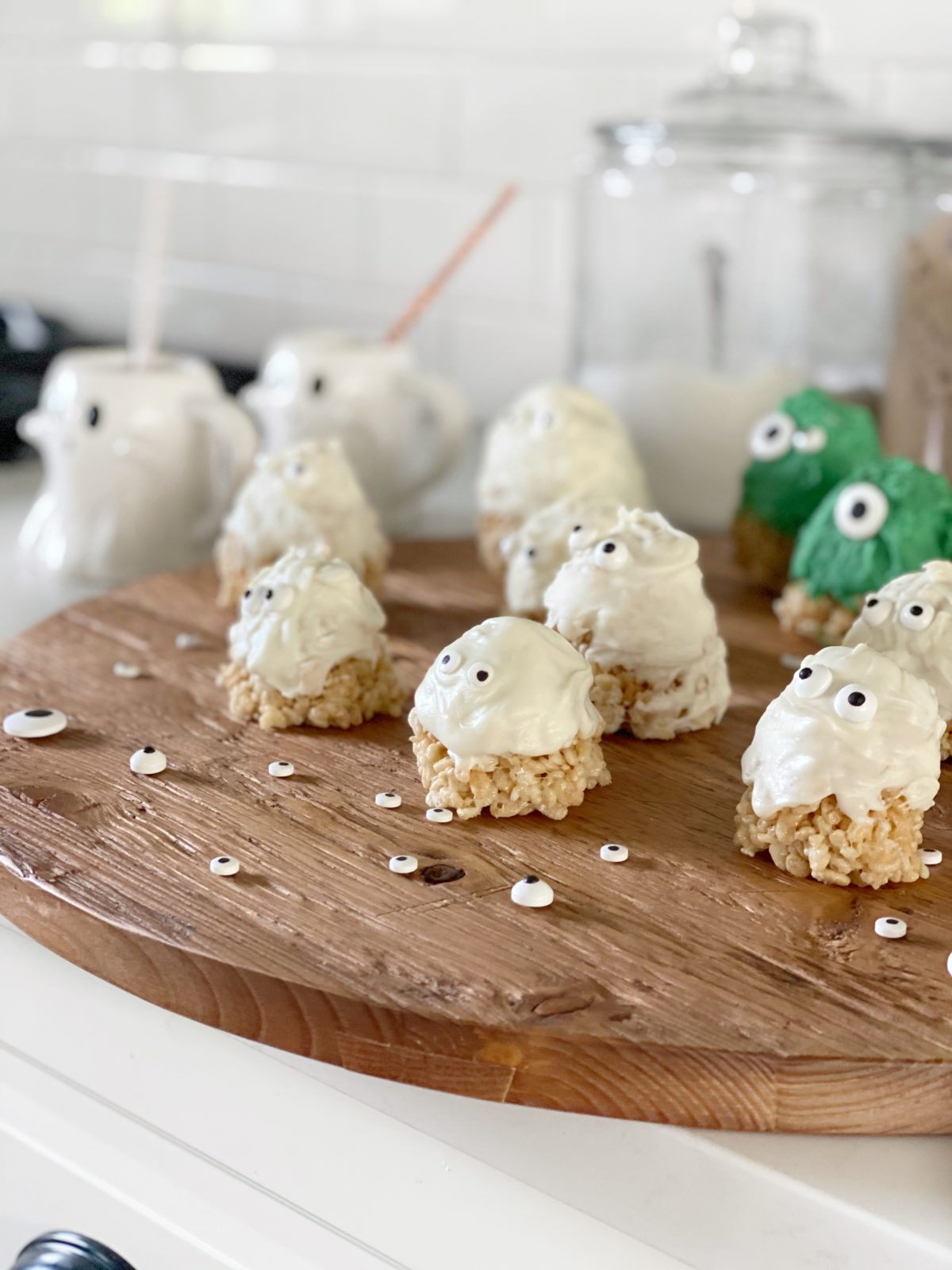 Ghost and Monster Halloween Rice Krispies