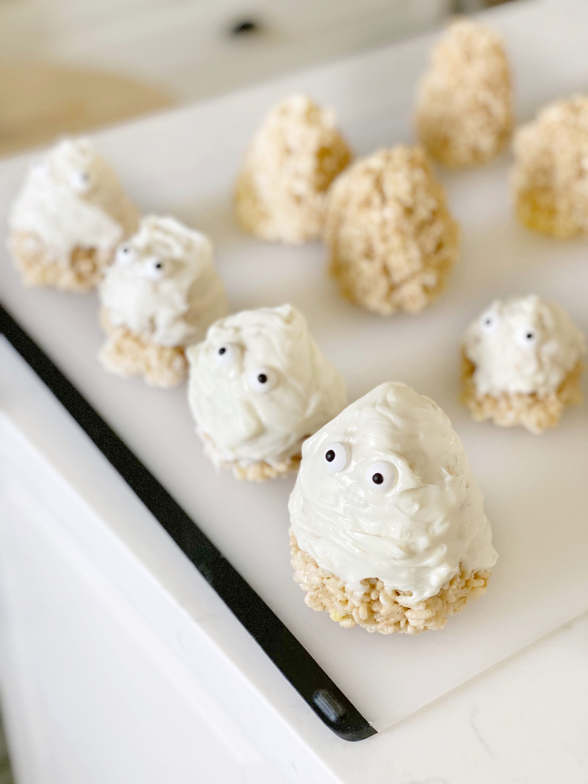 Ghost and Monster Halloween Rice Krispies