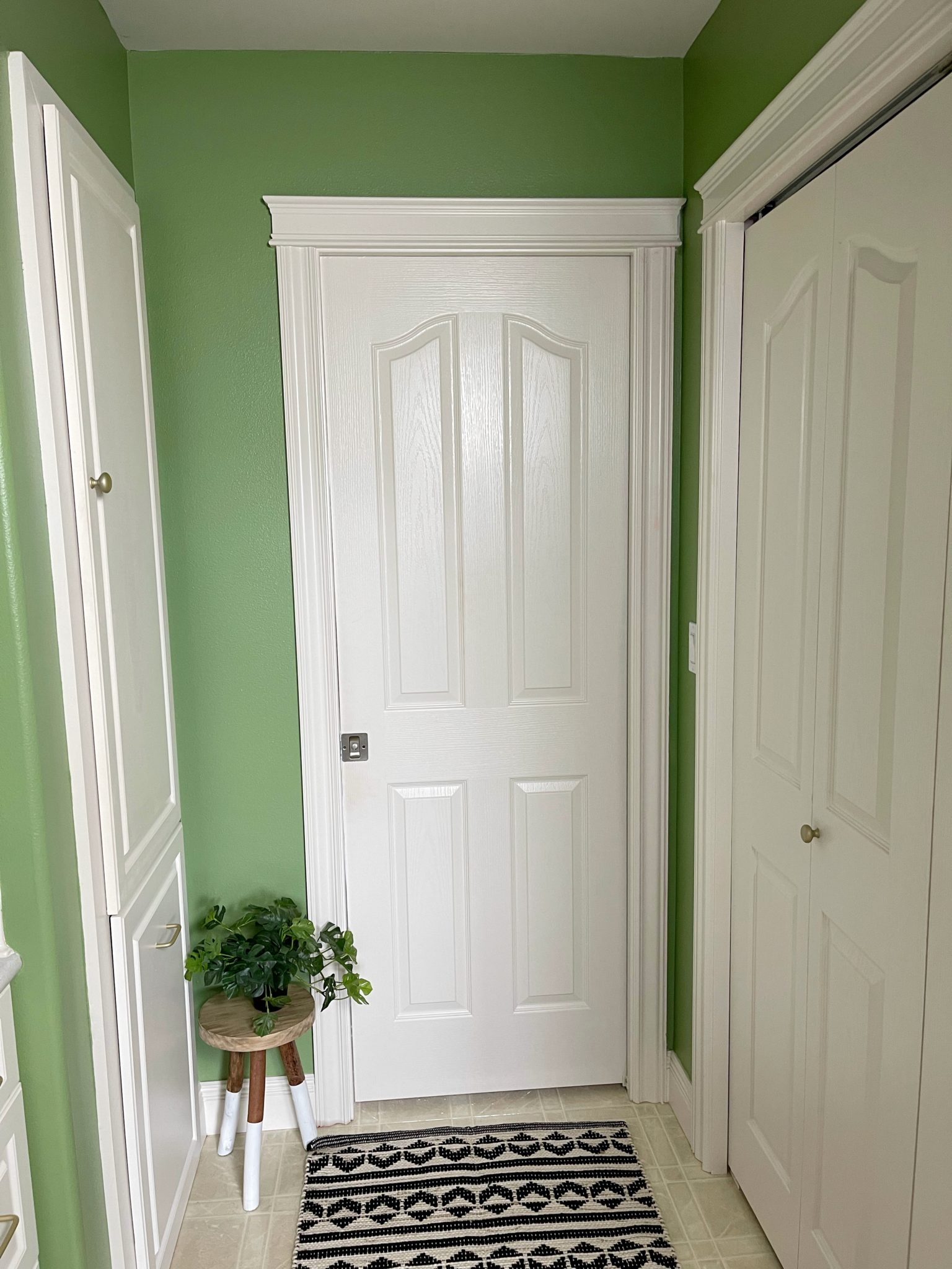 Bathroom Refresh - Glidden Guacamole