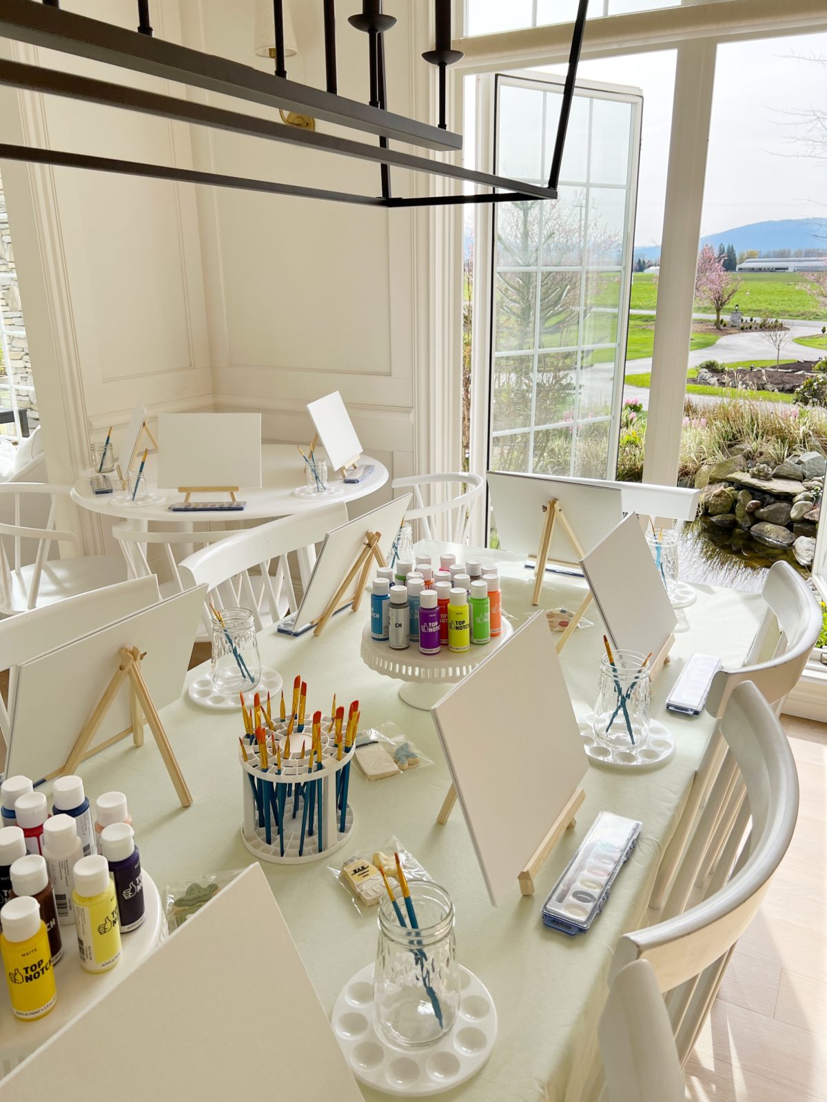 Painting Birthday Party - At Home