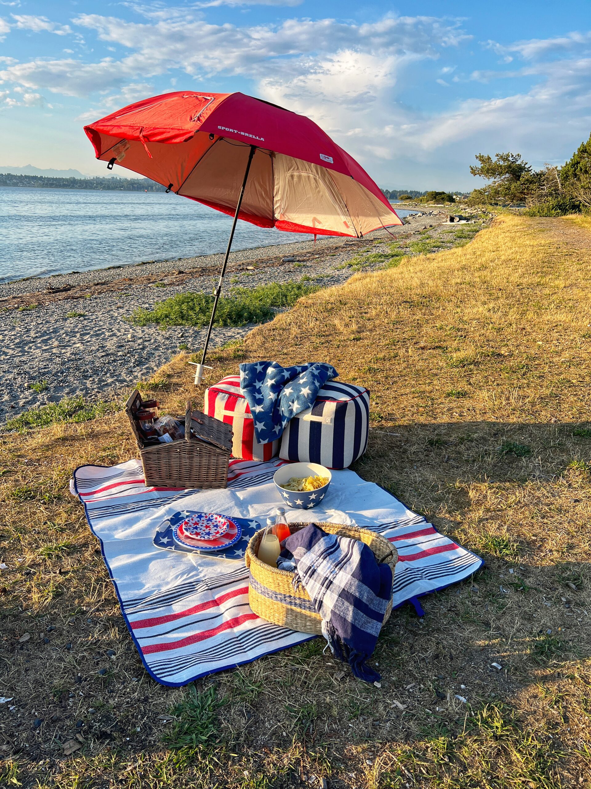 Fourth of July Beach Picnic-Semiahmoo
