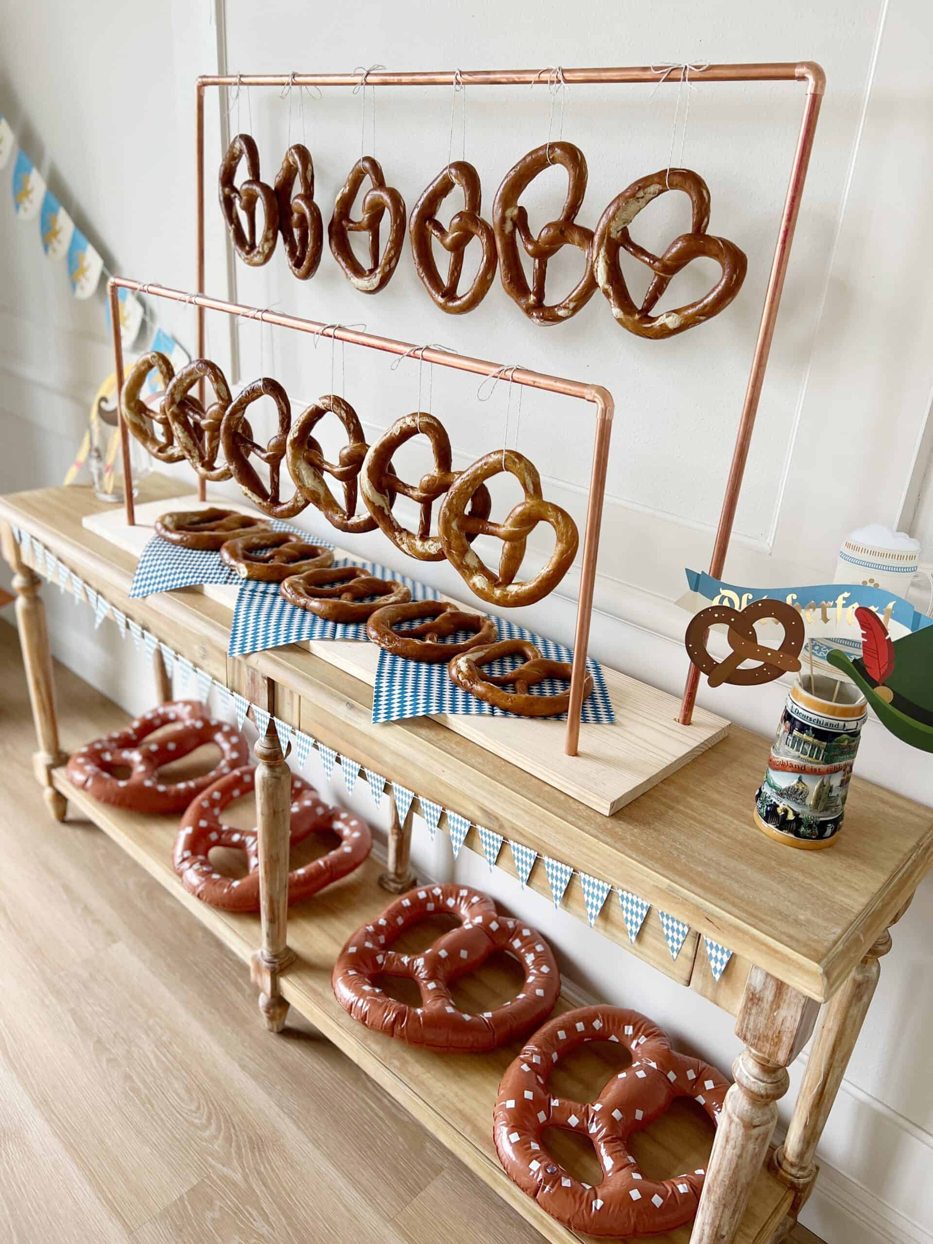 DIY Pretzel Stand - Pretzel Bar - Oktoberfest
