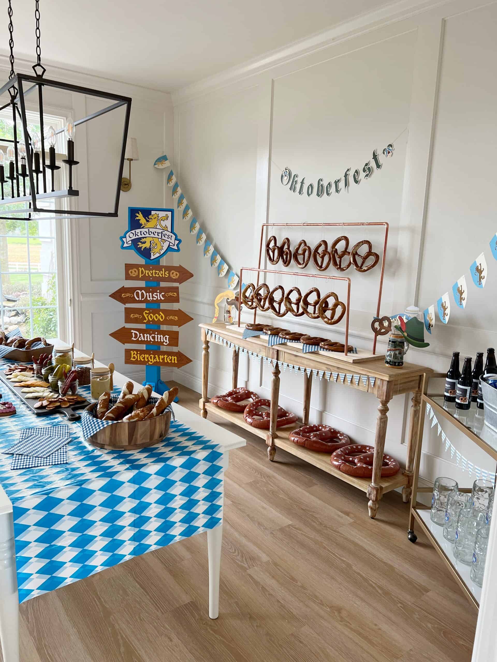 DIY Pretzel Stand - Pretzel Bar - Oktoberfest
