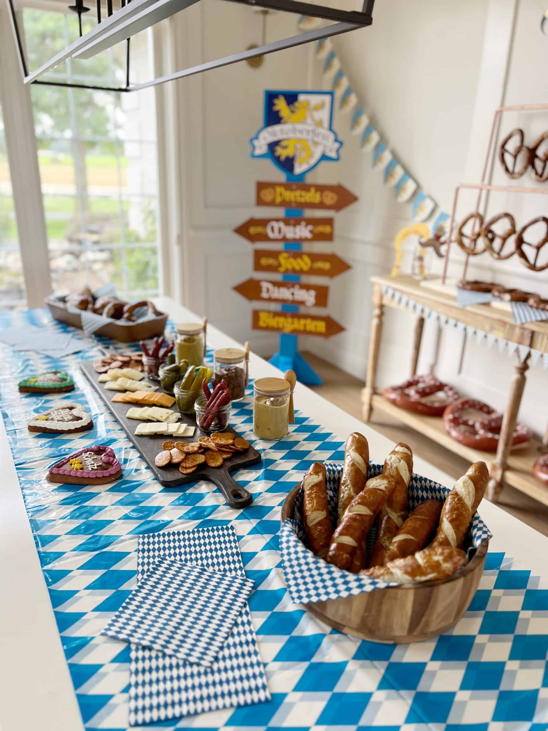 DIY Pretzel Stand - Pretzel Bar - Oktoberfest