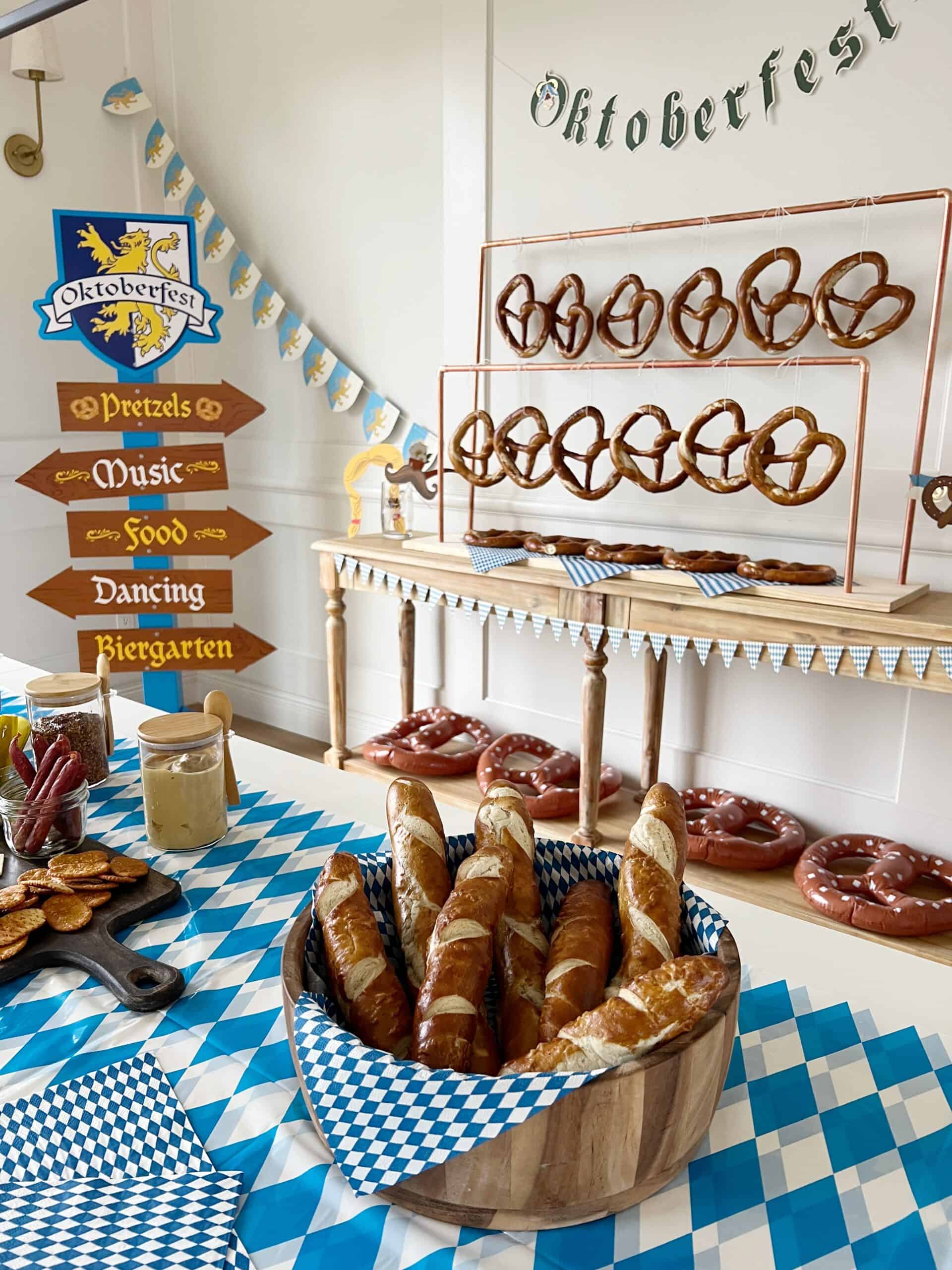 DIY Pretzel Stand - Pretzel Bar - Oktoberfest