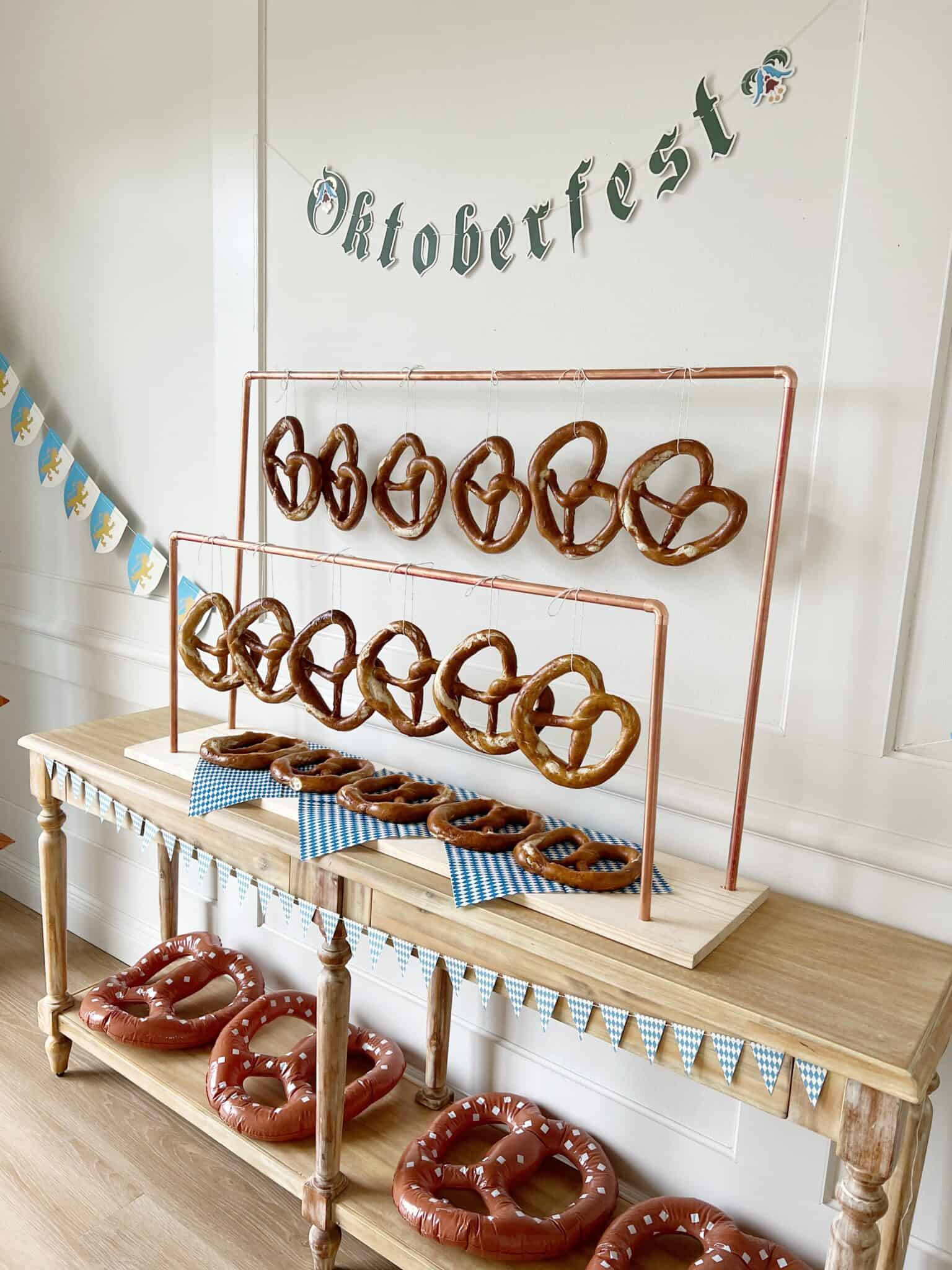 DIY Pretzel Stand - Pretzel Bar - Oktoberfest