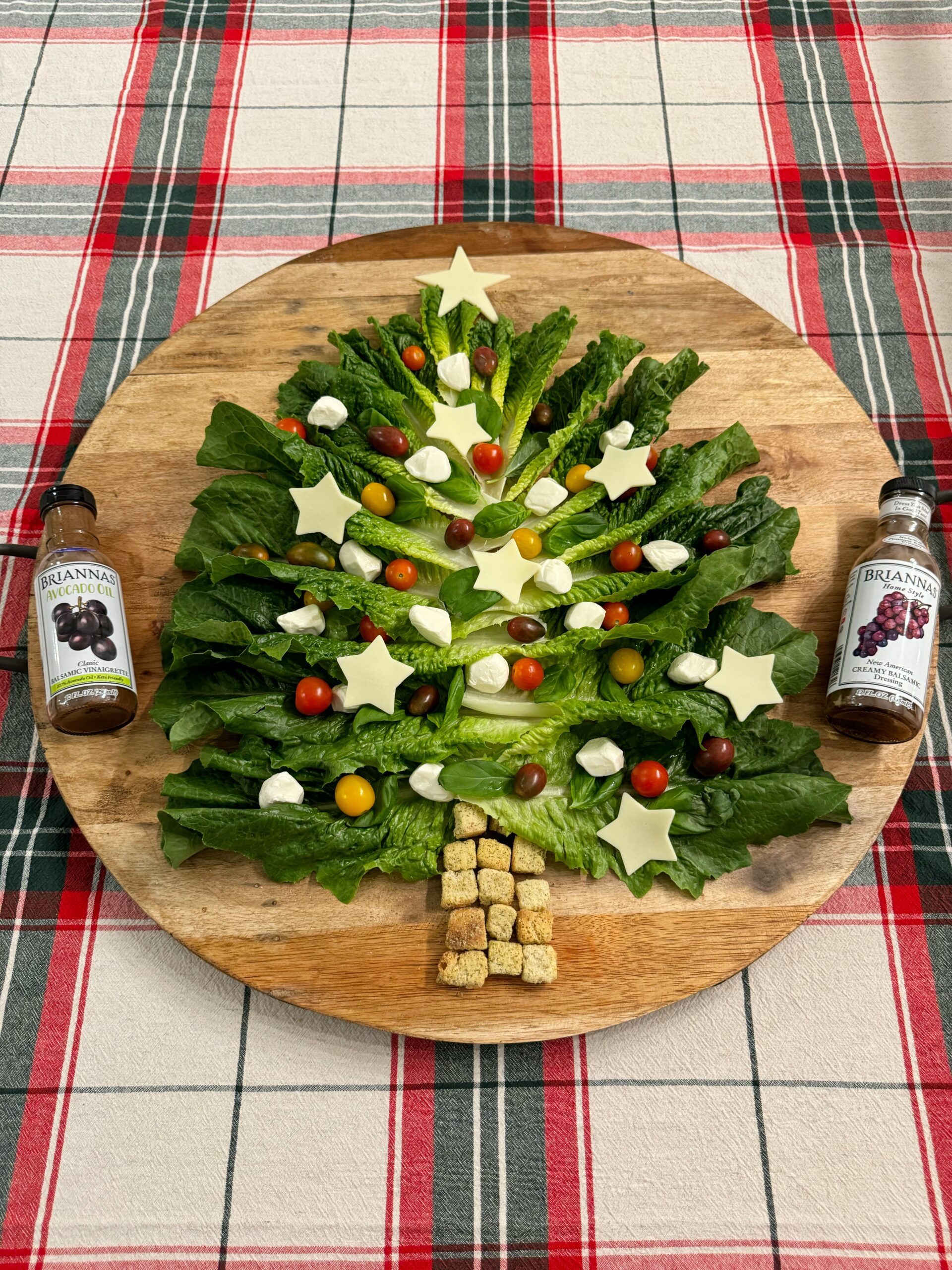 Caprese Christmas Tree Salad