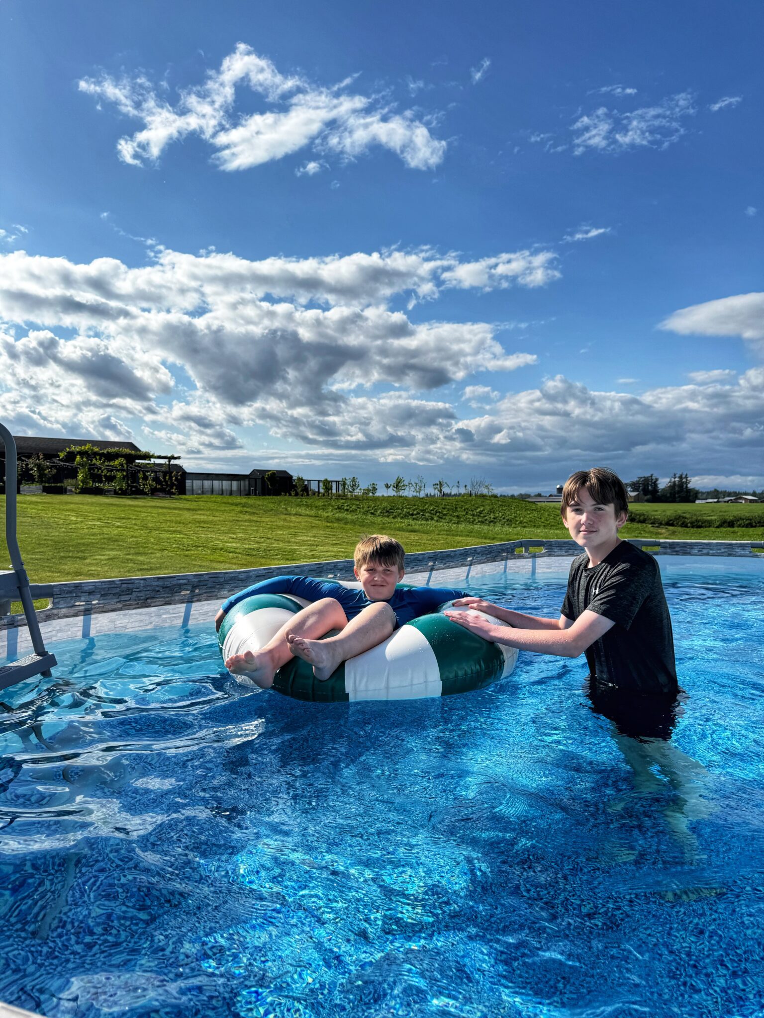 Our Backyard Pool Setup - Summer Ready