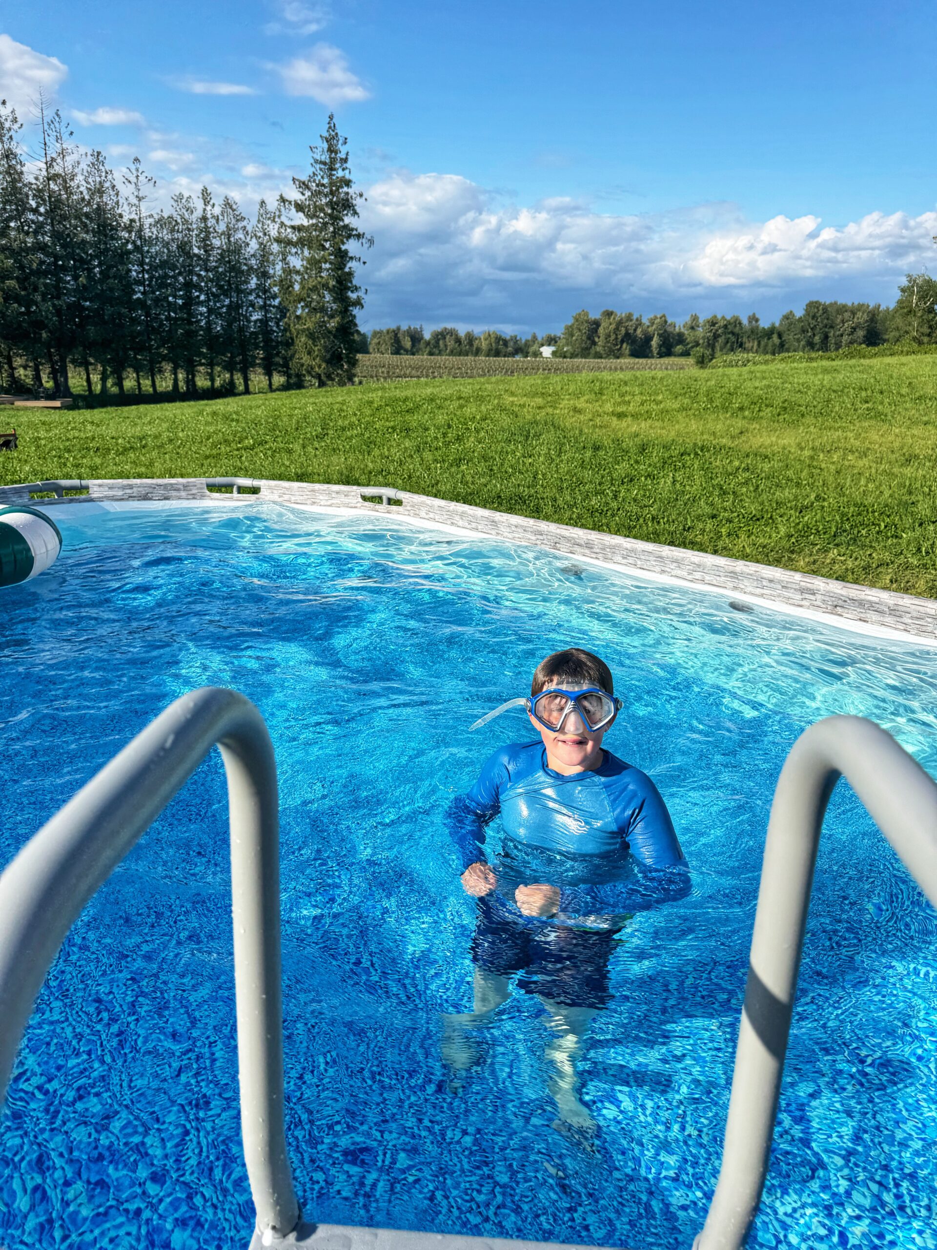 Our Backyard Pool Setup - Summer Ready